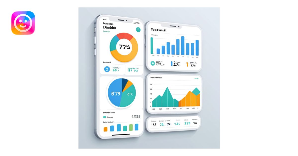 A statistical dashboard emoji | AI Emoji Generator