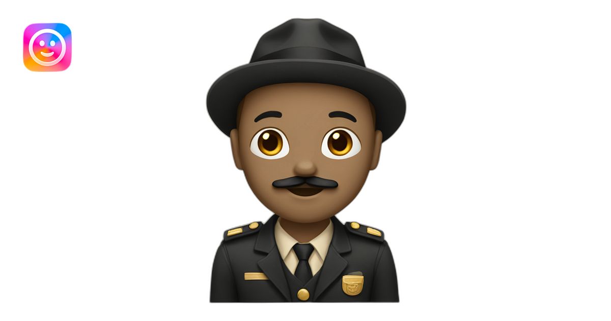 Un chat noire avec des tache beige emoji | AI Emoji Generator
