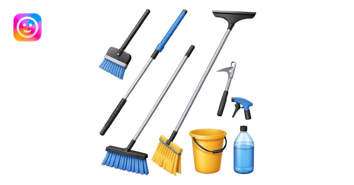 window cleaning tools emoji | AI Emoji Generator