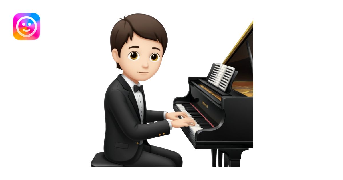 a pianist is playing the piano emoji | AI Emoji Generator