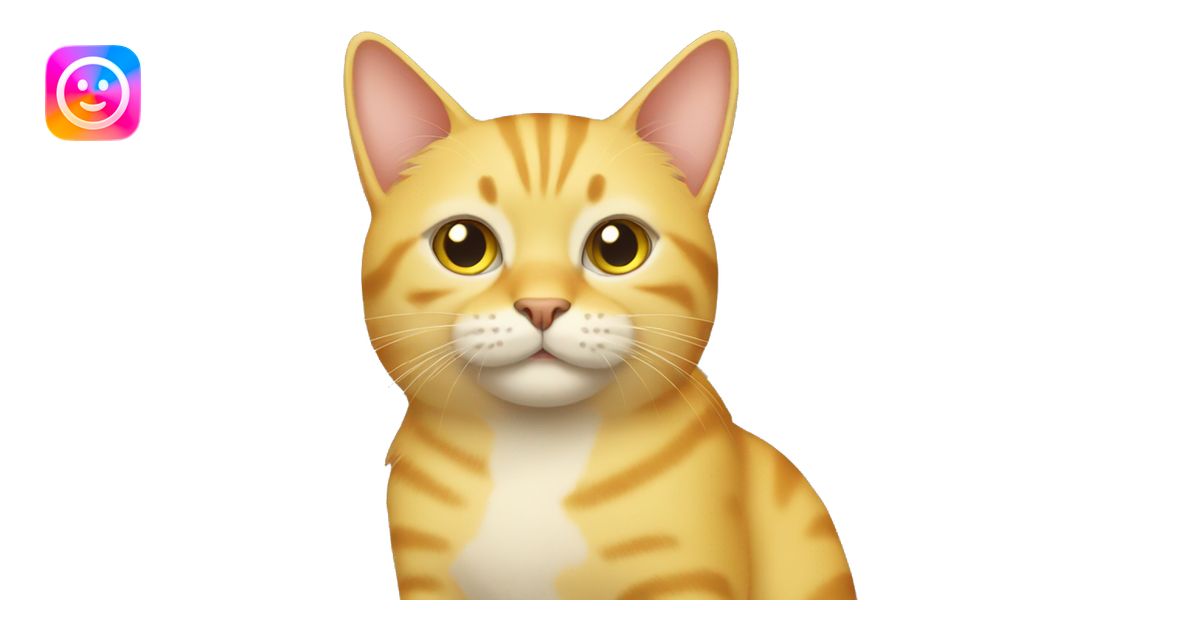 yellow cat emoji | AI Emoji Generator