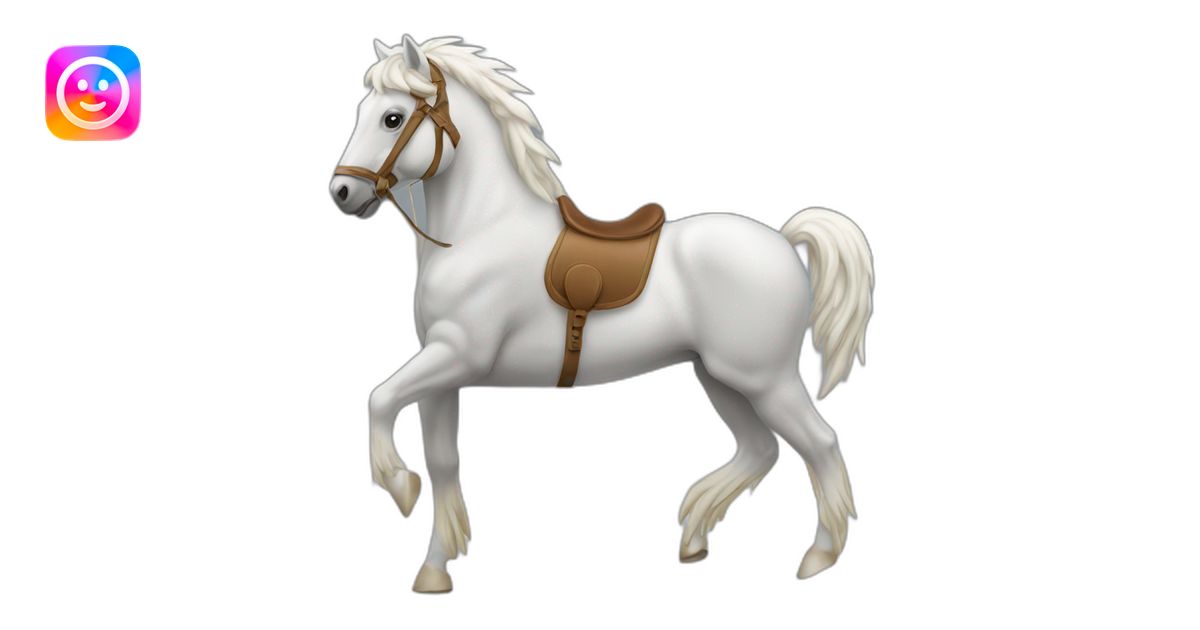 Cheval avec des ailes emoji | AI Emoji Generator