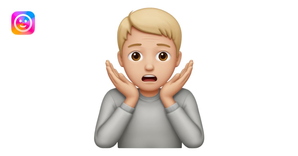 choking myself with hands emoji | AI Emoji Generator