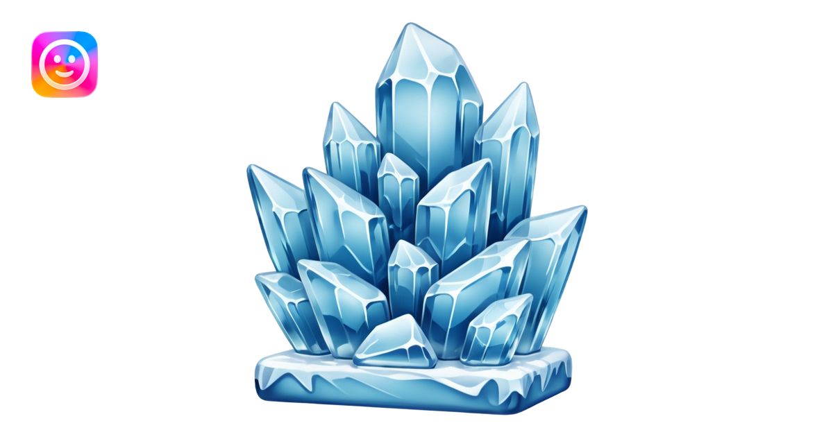 GIANT ICE SCULPTURE emoji | AI Emoji Generator