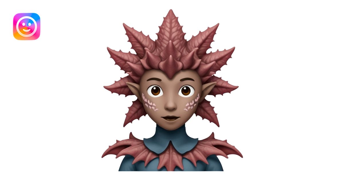 Make the demonorgan Do stranger things emoji | AI Emoji Generator
