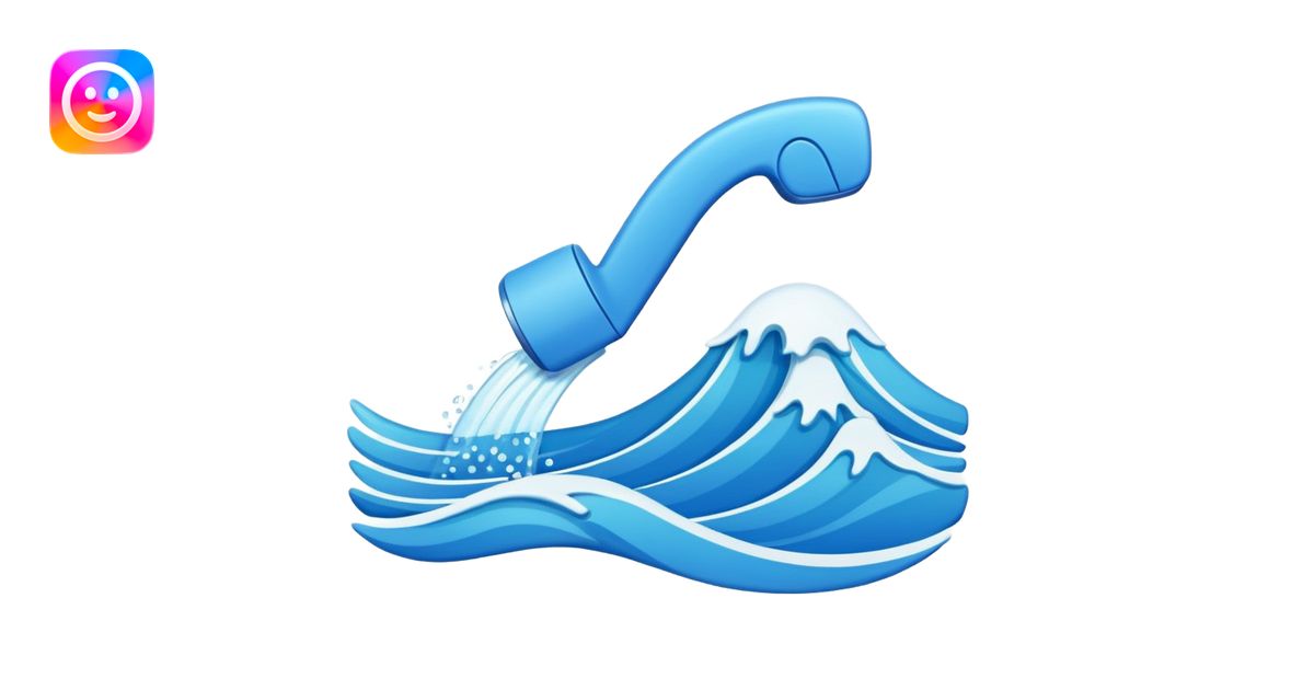 phone crossed by a calm wave line emoji | AI Emoji Generator