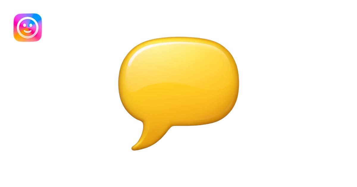 speech bubble mais ca part de gauche emoji | AI Emoji Generator