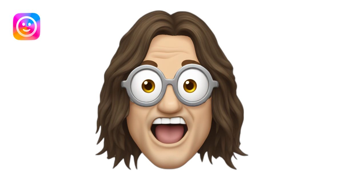 Ozzy Osbourne Crazy emoji | AI Emoji Generator