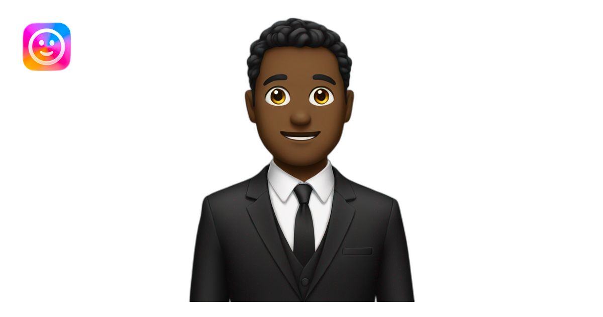 BLACK SUIT emoji | AI Emoji Generator