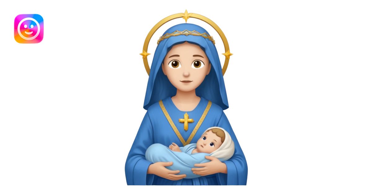 Nossa senhora emoji | AI Emoji Generator