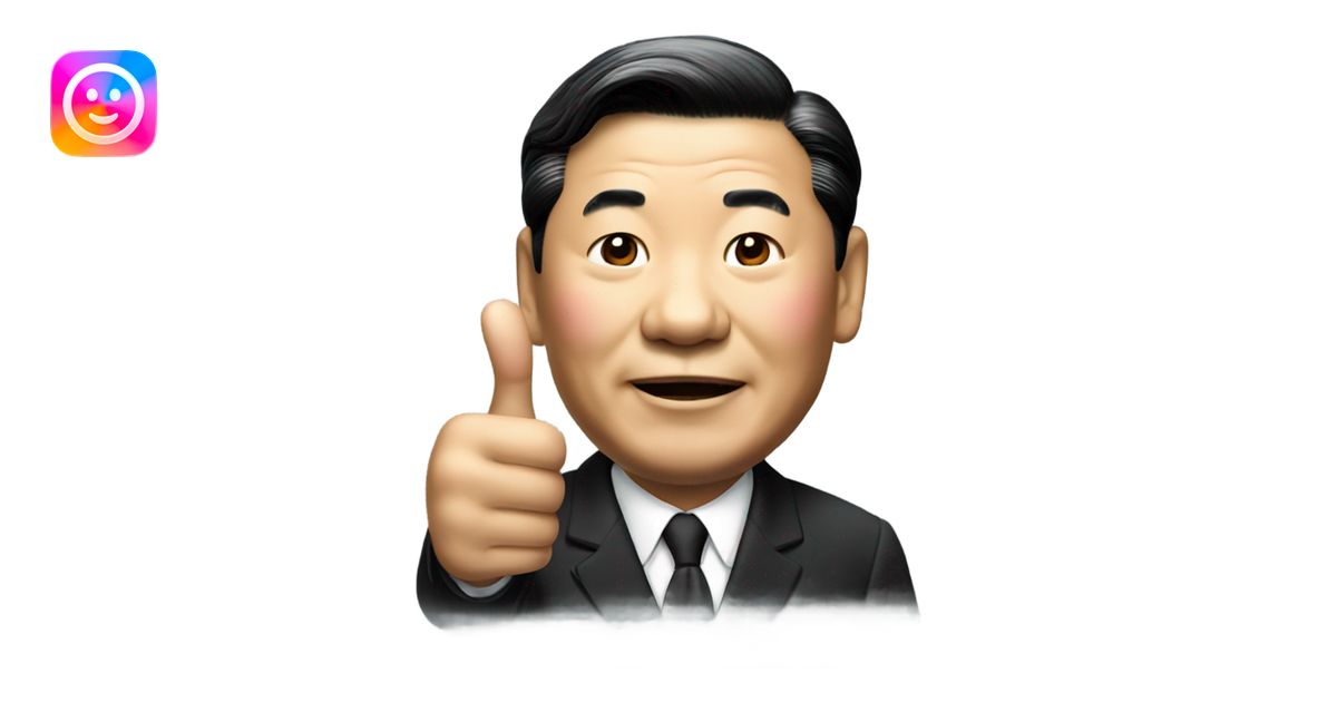 xi jinping thumps up emoji | AI Emoji Generator