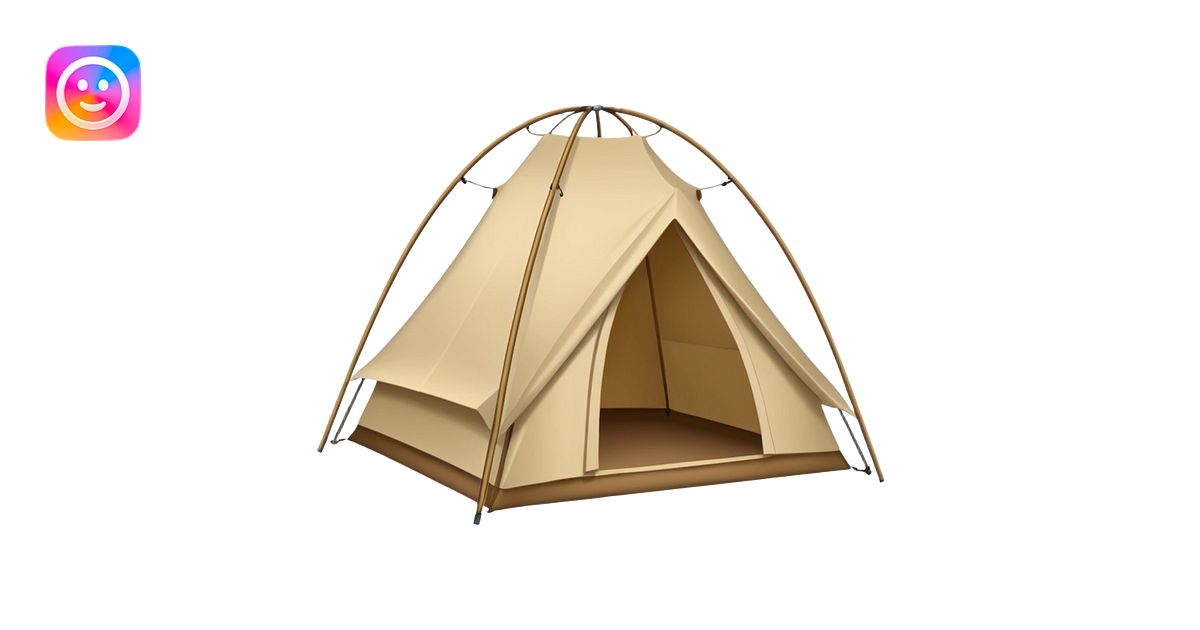 unfolded tent emoji | AI Emoji Generator