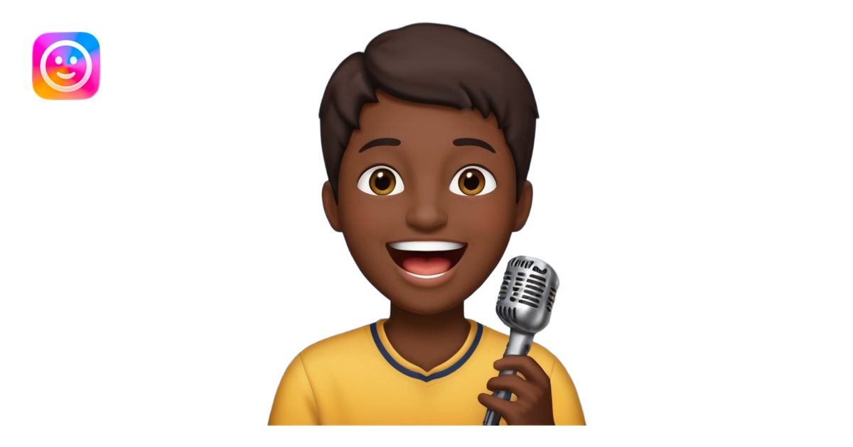 singer emoji emoji | AI Emoji Generator