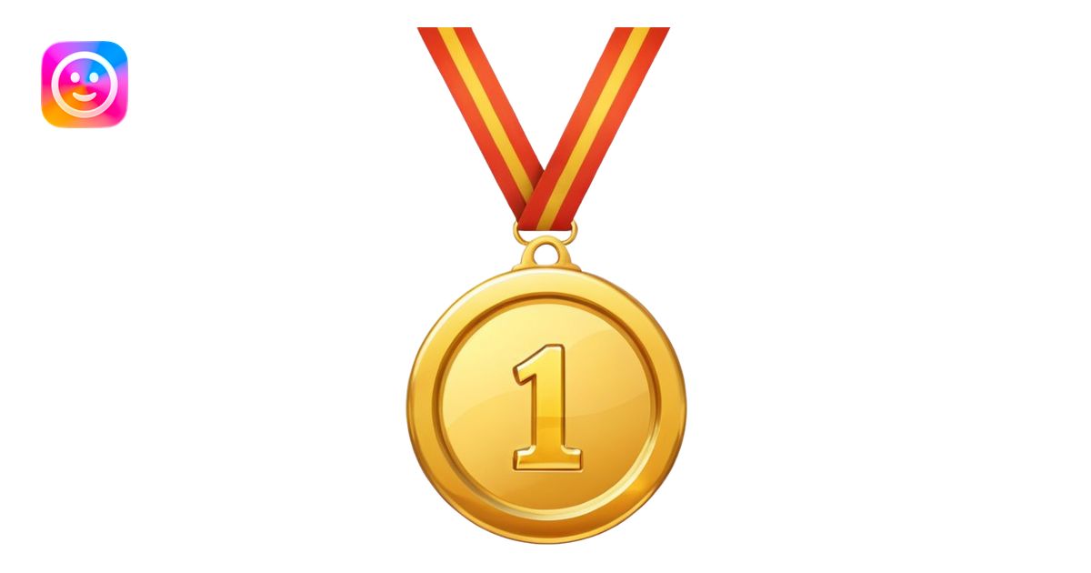 1st place medal emoji | AI Emoji Generator