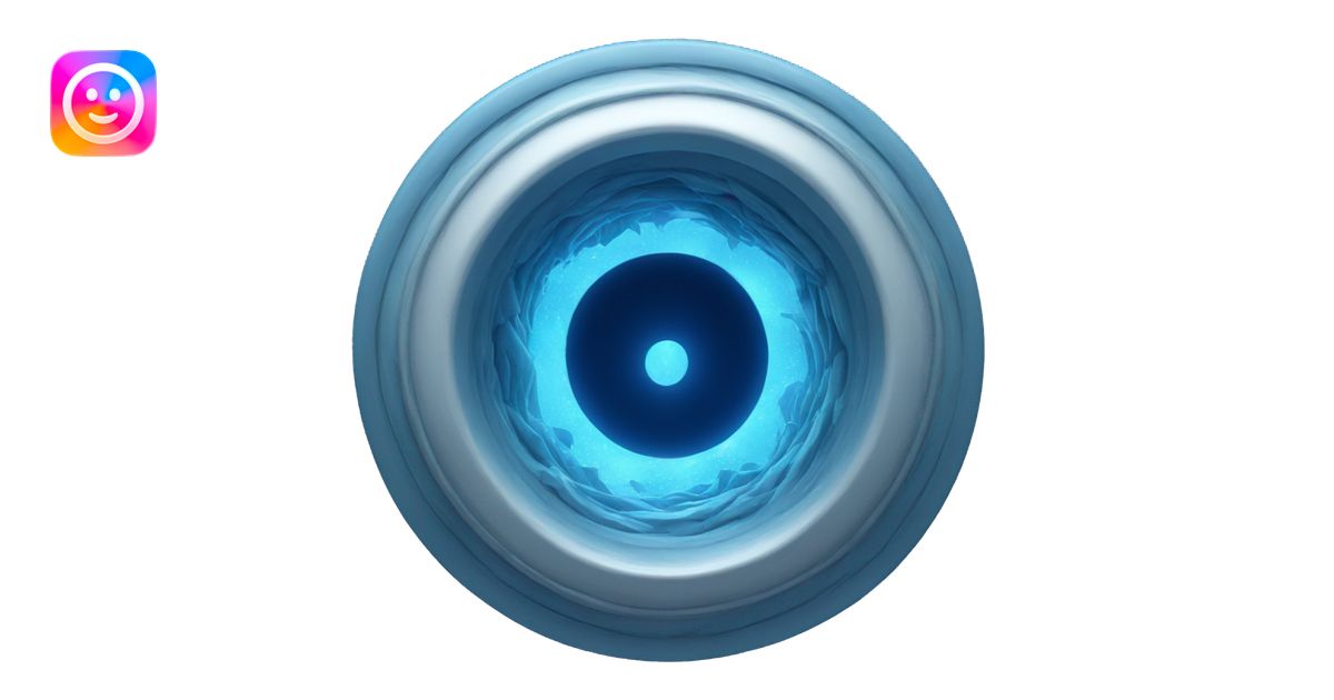 blue vortex portal emoji | AI Emoji Generator