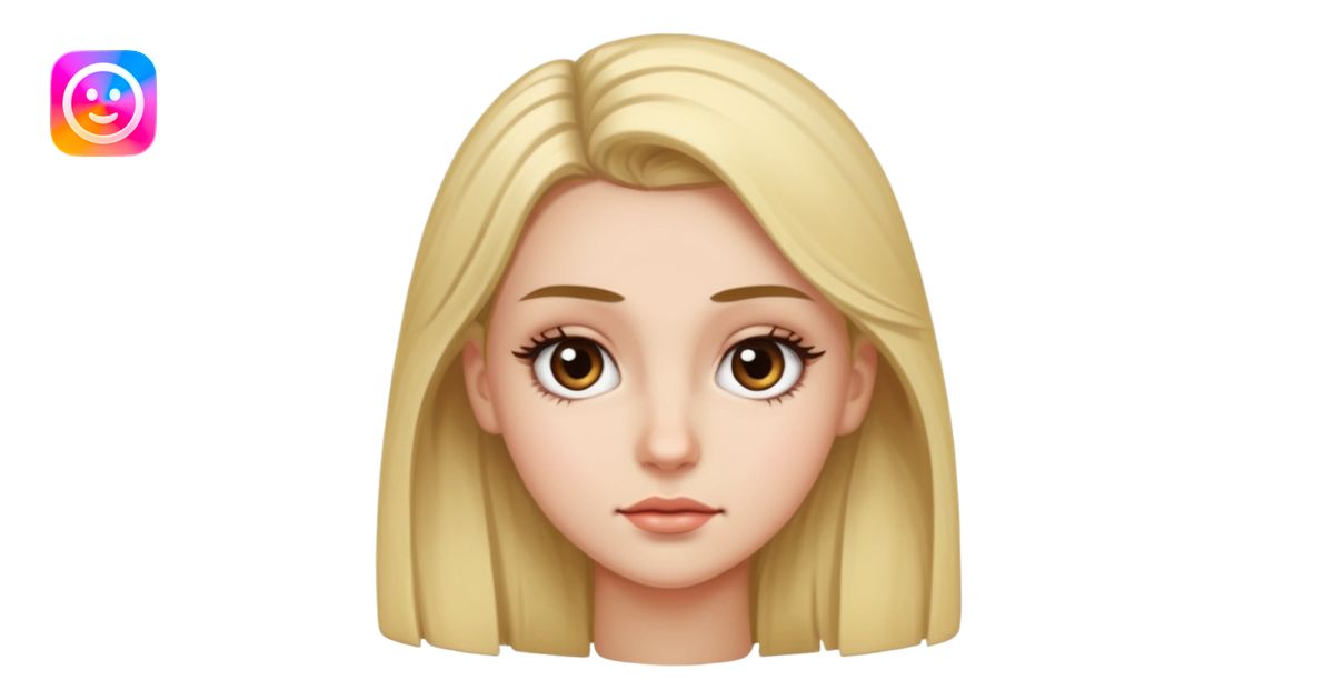 Girl side eyeing with eyelashes emoji | AI Emoji Generator