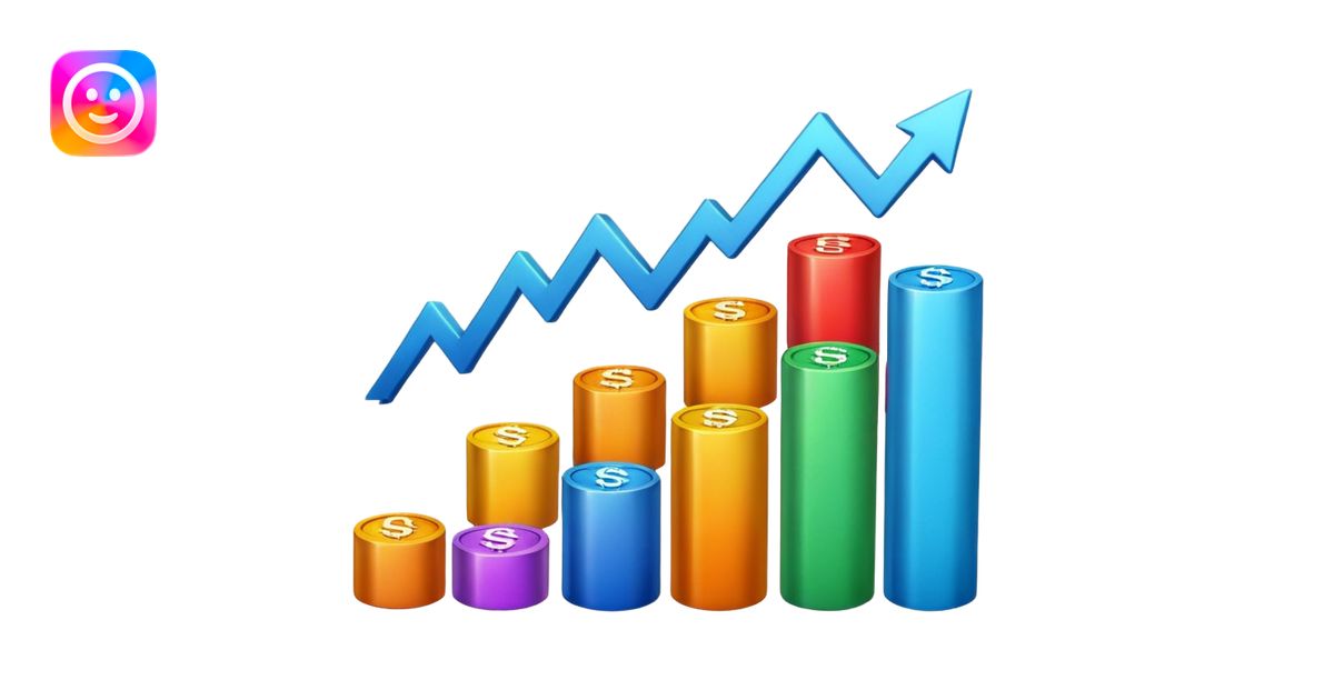 money graph emoji | AI Emoji Generator