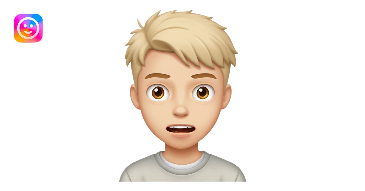 high school kid with crazy expression emoji | AI Emoji Generator