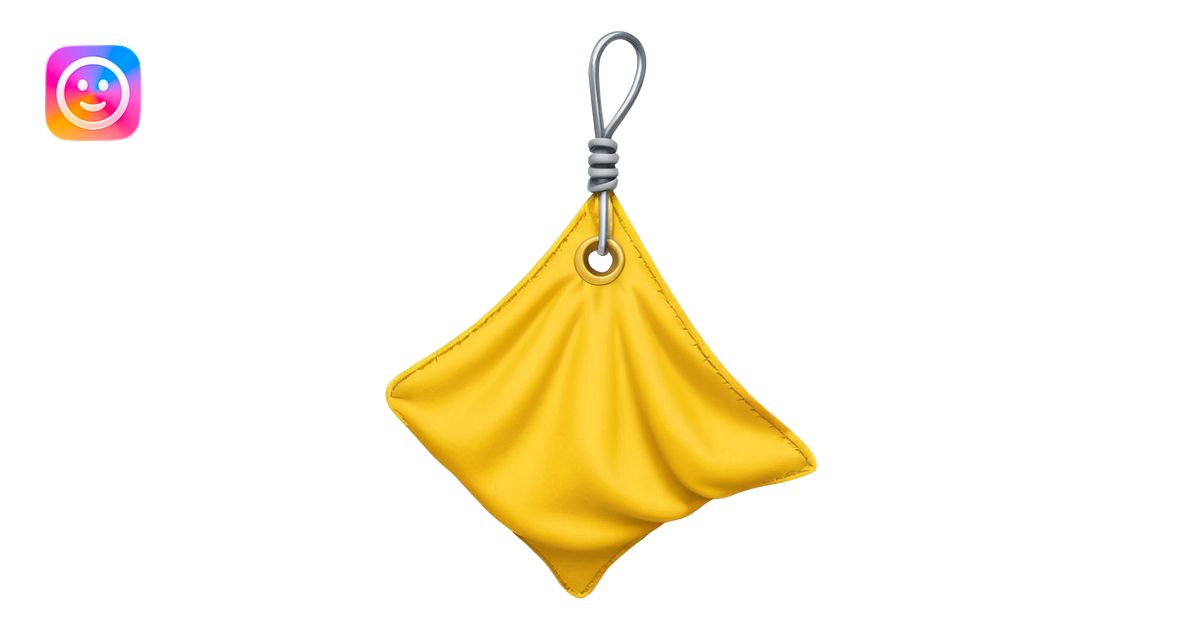 Small NFL penalty flag emoji | AI Emoji Generator