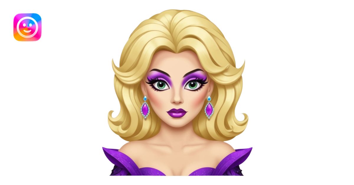 very sexy drag queen baddie emoji | AI Emoji Generator