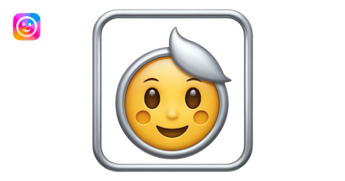 Silver frame emoji | AI Emoji Generator