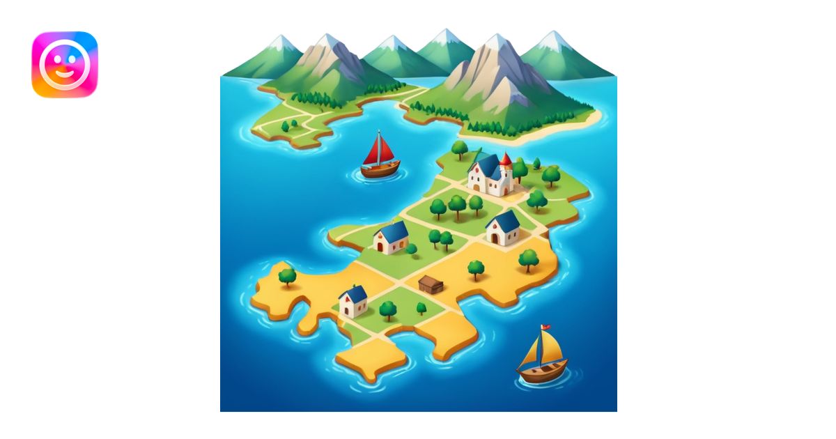country map emoji | AI Emoji Generator
