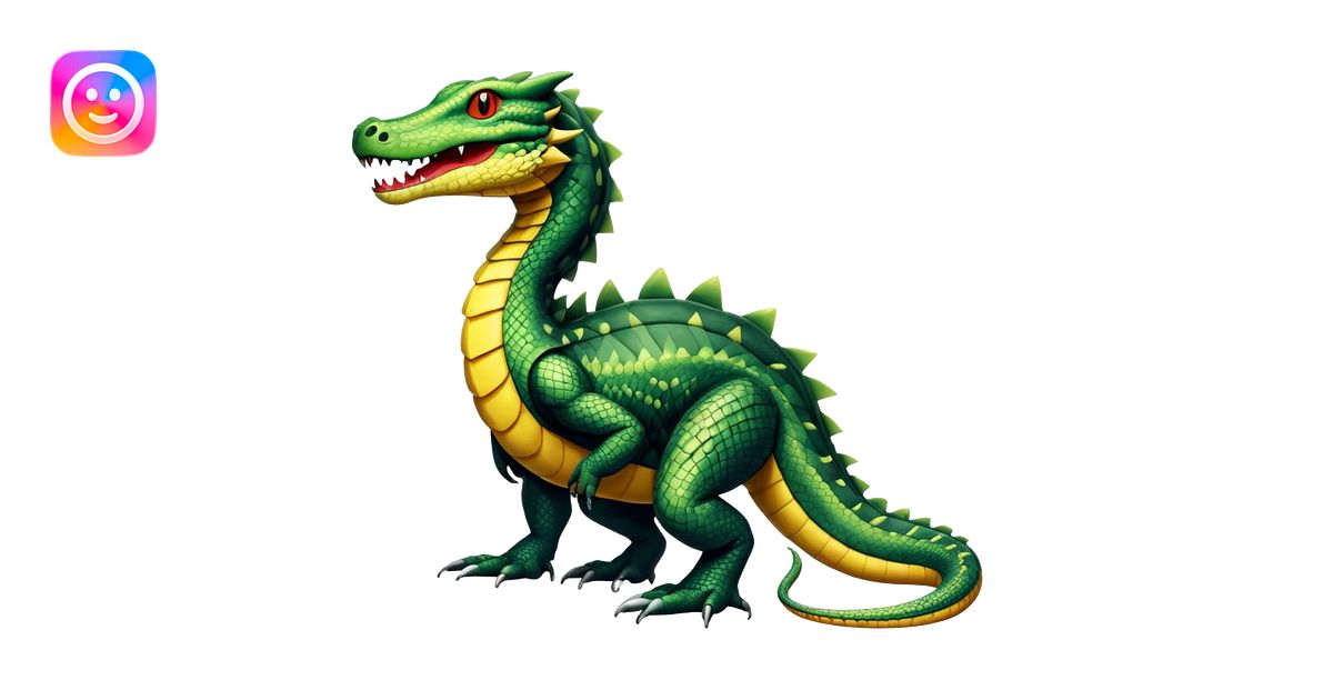Alligator-Dragon-Tiger-Salandit-Snake-Fakémon-hybrid-creature with a ...