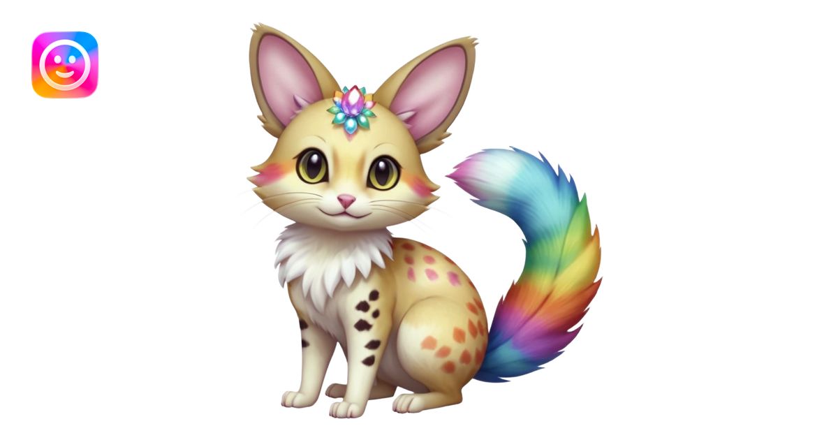 realistic opal-bloom pearl-white fur blooming with rainbow firefly ...
