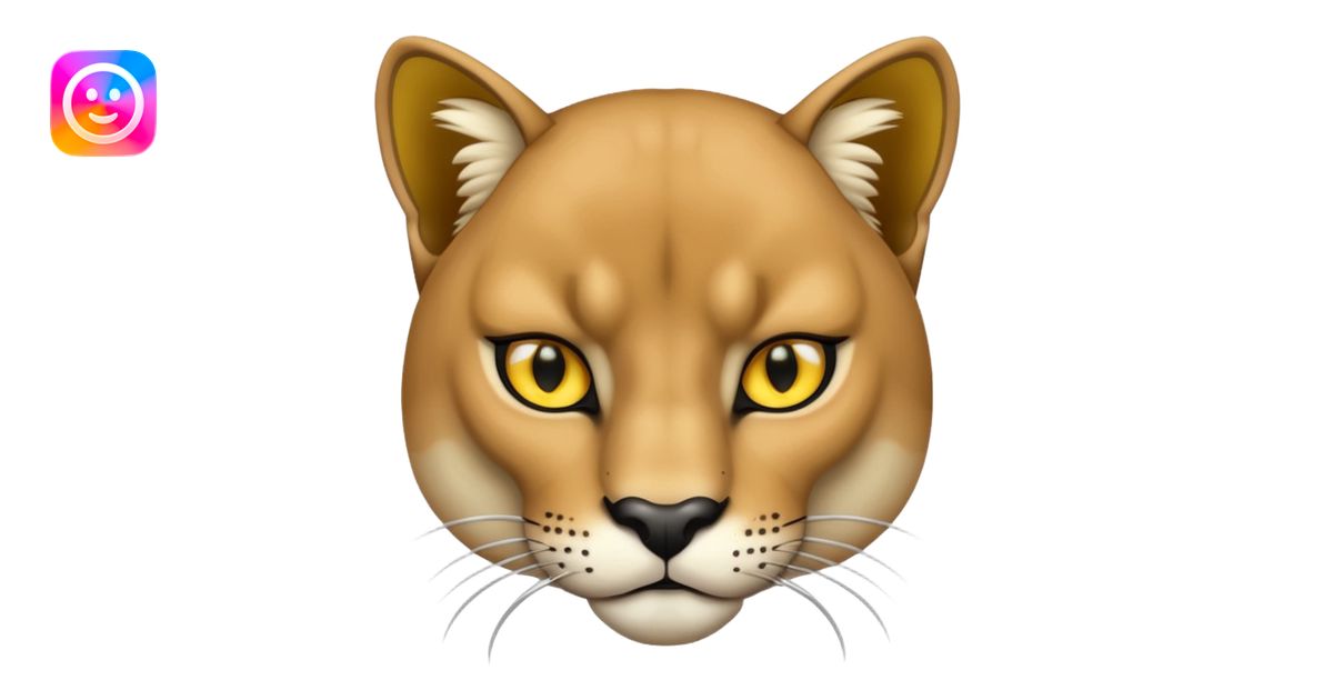 Un puma emoji | AI Emoji Generator