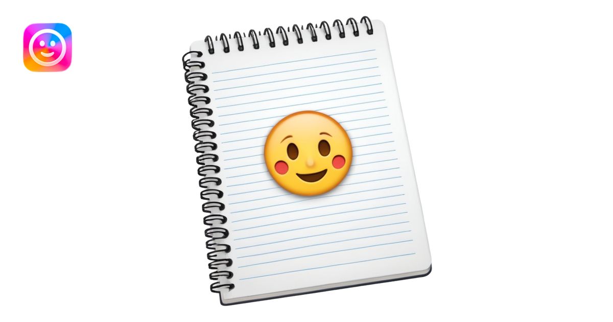 spiral notebook emoji | AI Emoji Generator