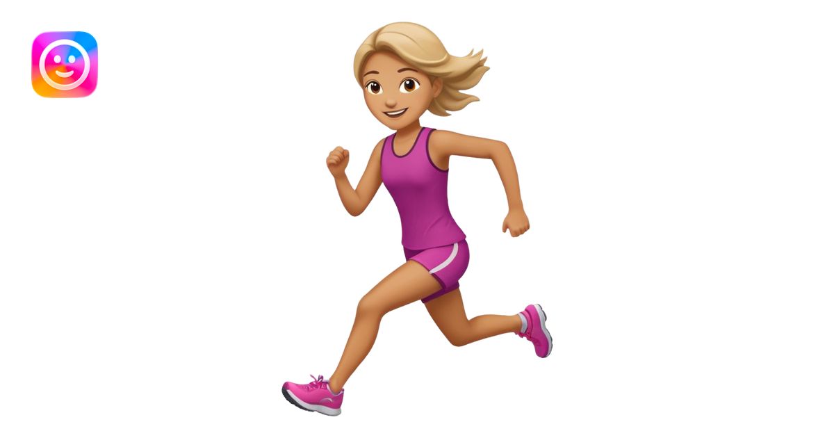 run girl emoji | AI Emoji Generator