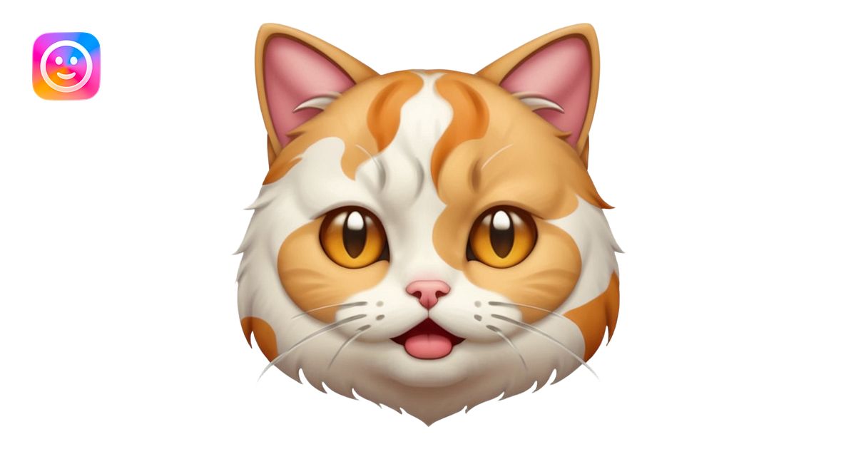 Een japanse cat die aan het wenen is is emoji | AI Emoji Generator