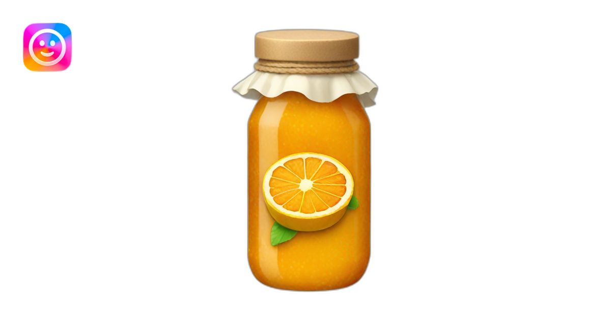 marmelade lid emoji | AI Emoji Generator