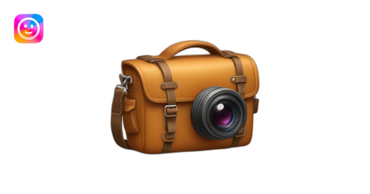 Camera bag emoji | AI Emoji Generator