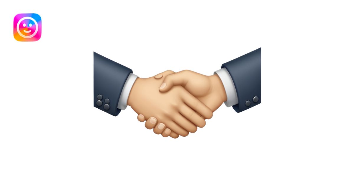 Hand shake emoji | AI Emoji Generator