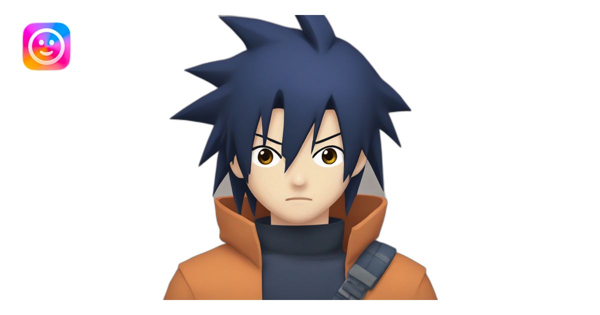 Sasuke Uchiha emoji | AI Emoji Generator