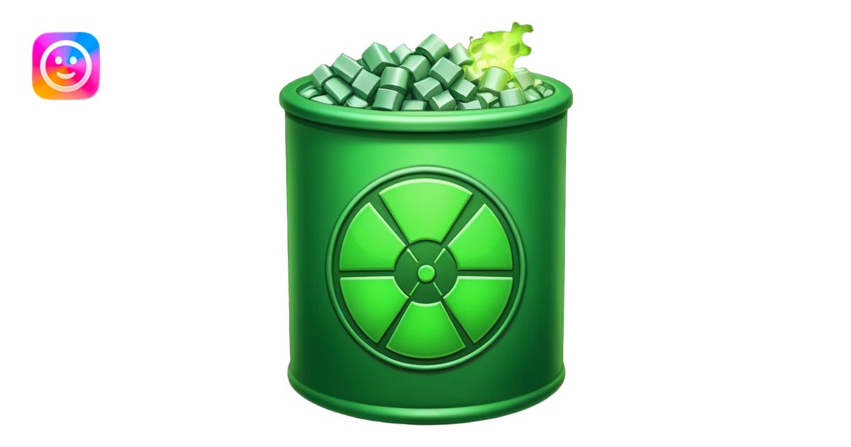 nuclear waste emoji | AI Emoji Generator