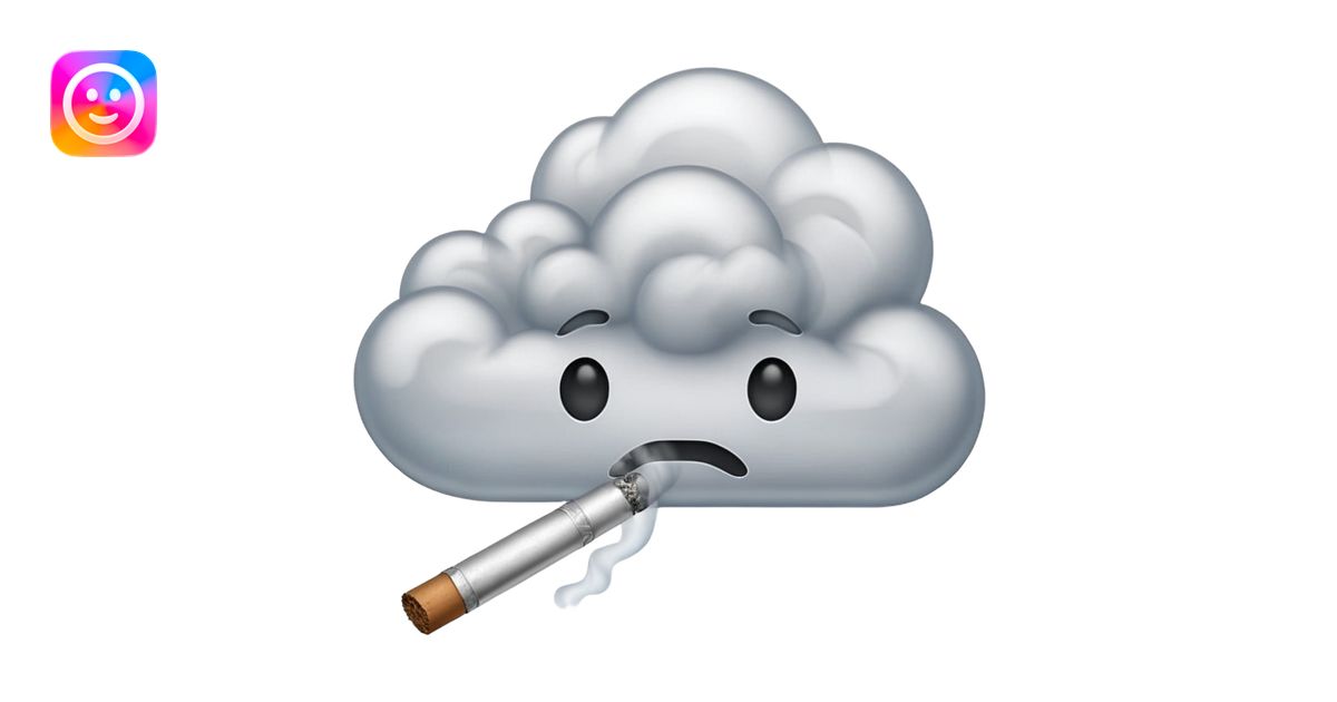 smoke coming out of a blunt emoji | AI Emoji Generator