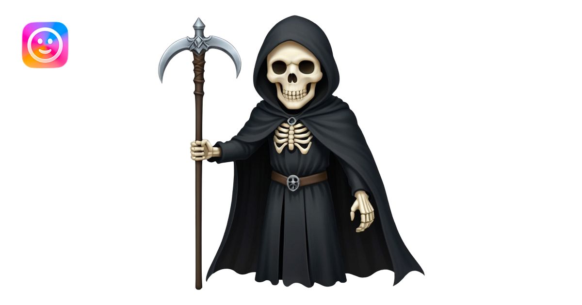 The grim reaper emoji | AI Emoji Generator