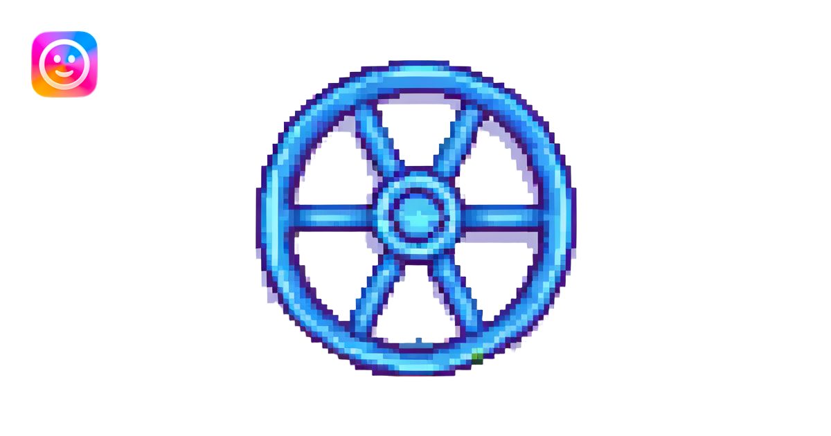 3D wheel illustration | AI Emoji Generator