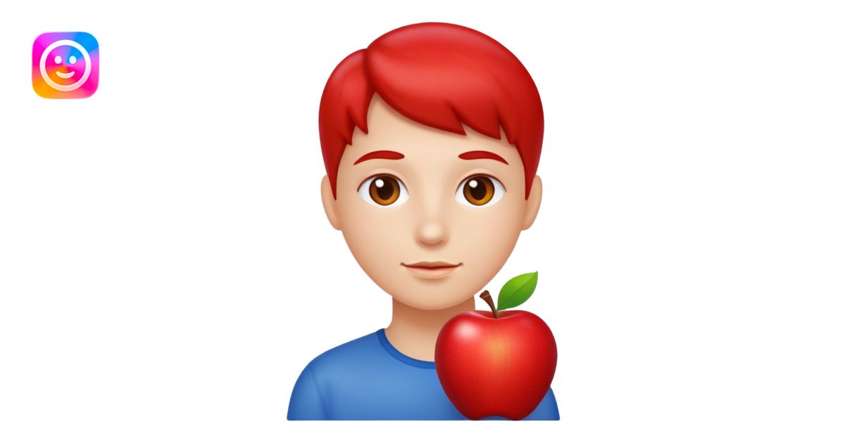 STUDY WITH APPLE emoji | AI Emoji Generator