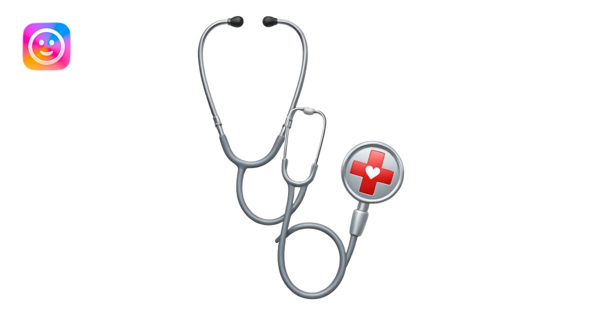 Stethoscope emoji | AI Emoji Generator