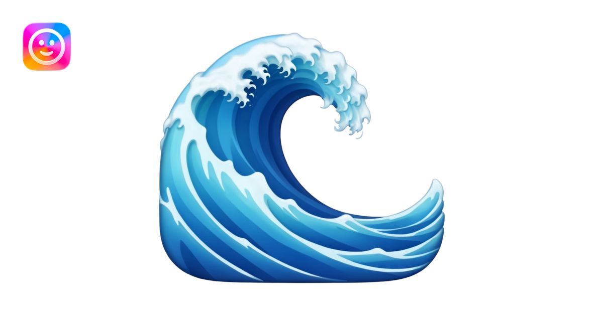 ocean wave emoji | AI Emoji Generator