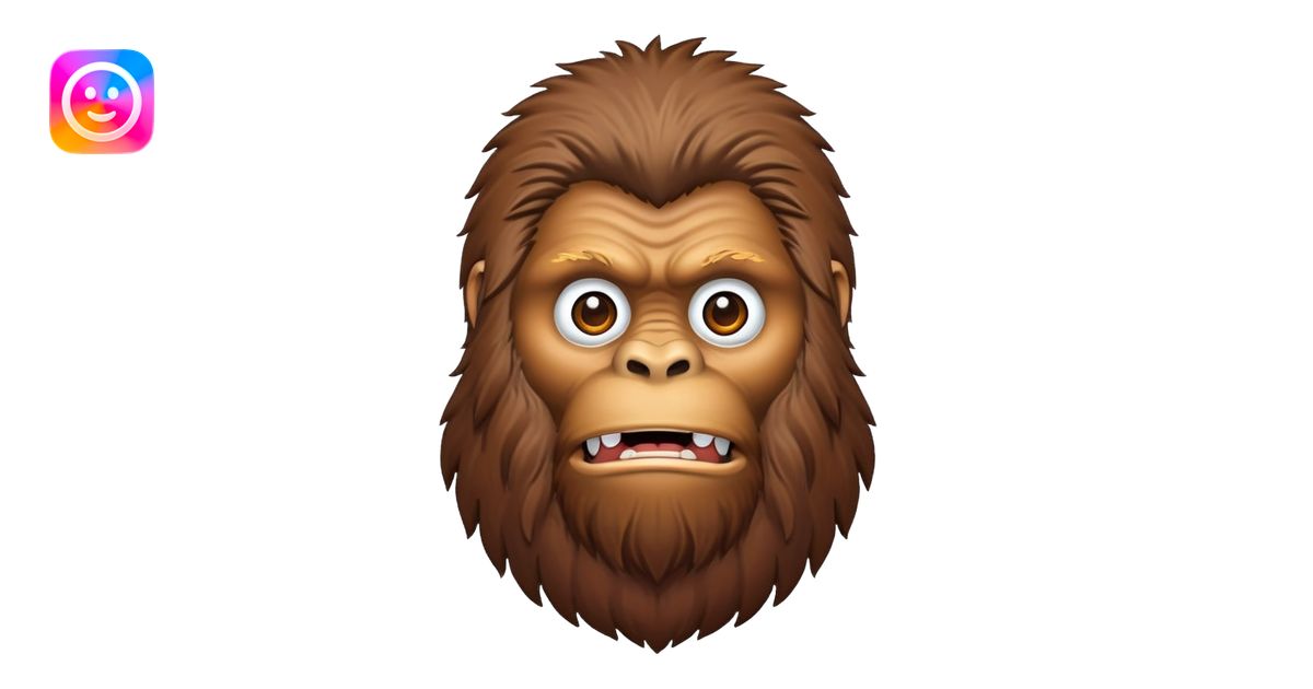 Bigfoot emoji | AI Emoji Generator