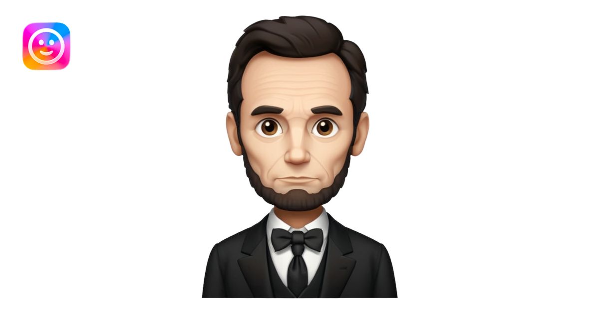 Abraham Lincoln emoji | AI Emoji Generator