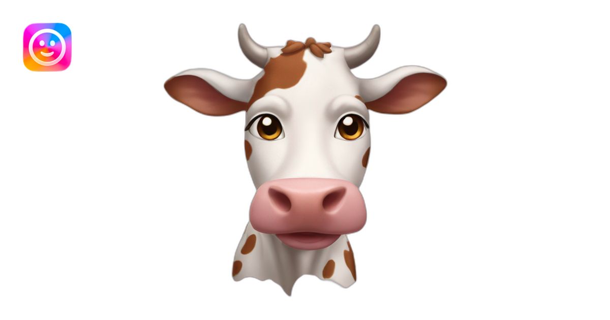 doja cat and cow fusion emoji | AI Emoji Generator