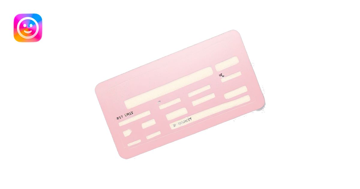 Light pink boarding pass emoji | AI Emoji Generator