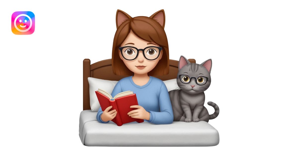 A girl is lying in bed. She has short chestnut hair styled neatly, is ...