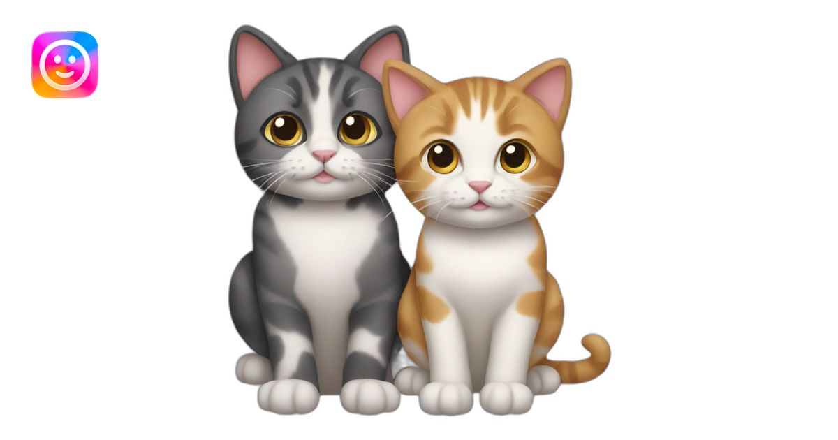 three-cats emoji | AI Emoji Generator