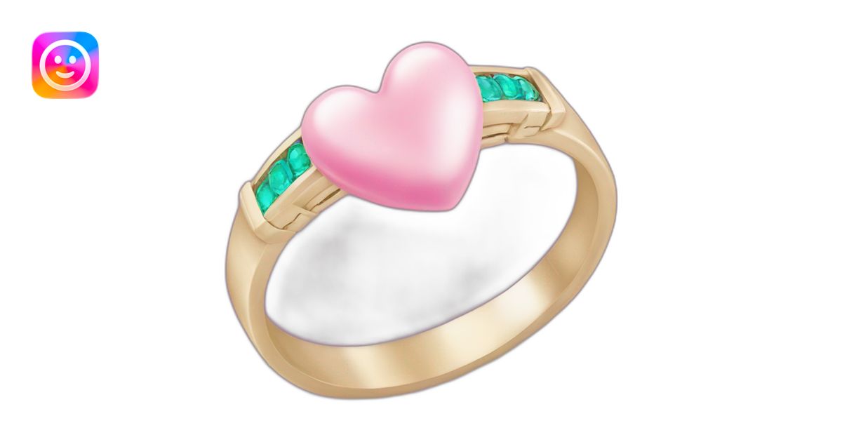 bague en cœur emoji | AI Emoji Generator